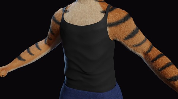 Morgana Sanchez Anthro Tigress 3D model - TurboSquid 1757568
