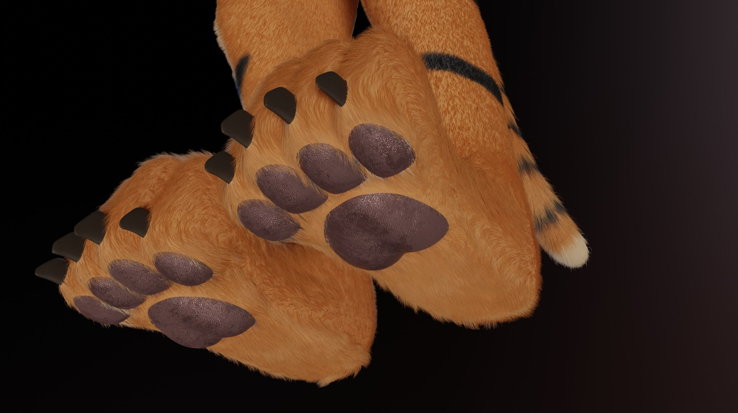 Morgana Sanchez Anthro Tigress 3D model - TurboSquid 1757568