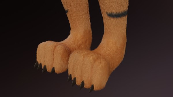 Morgana Sanchez Anthro Tigress 3D model - TurboSquid 1757568