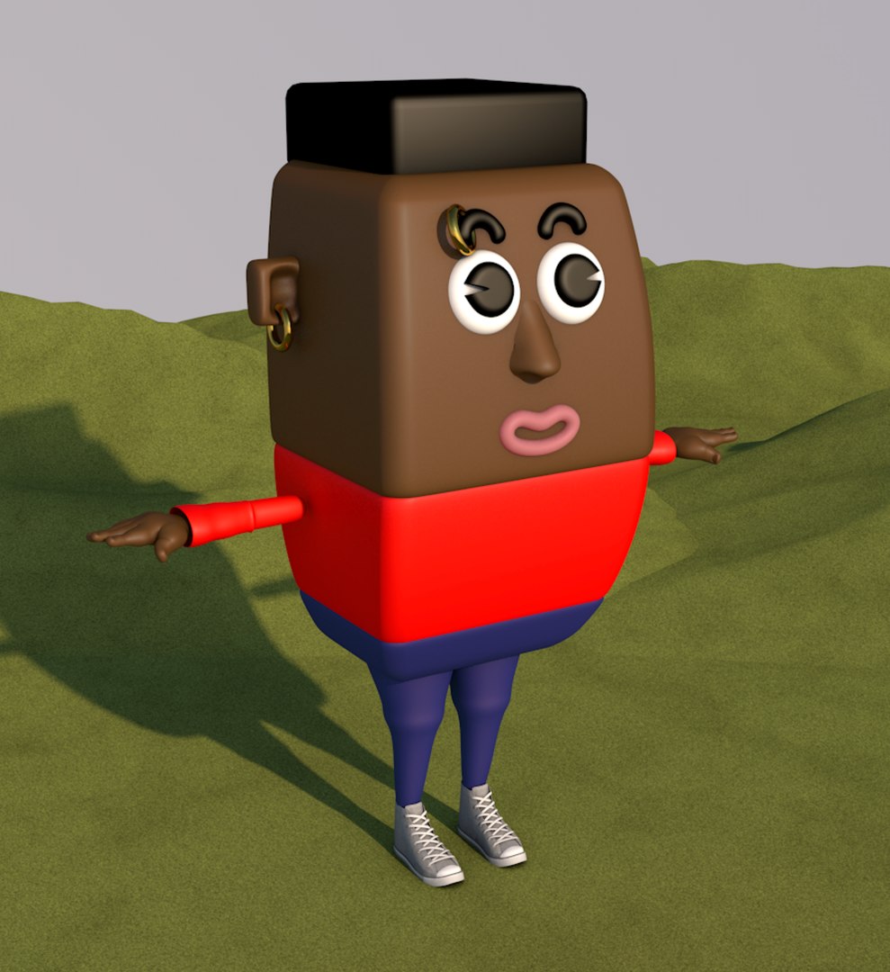 Cartoon Man Male Animation Character 3D Model - TurboSquid 1443289