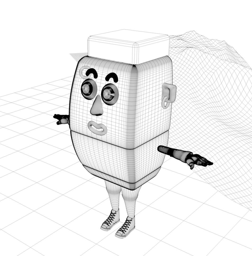 Cartoon Man Male Animation Character 3D Model - TurboSquid 1443289