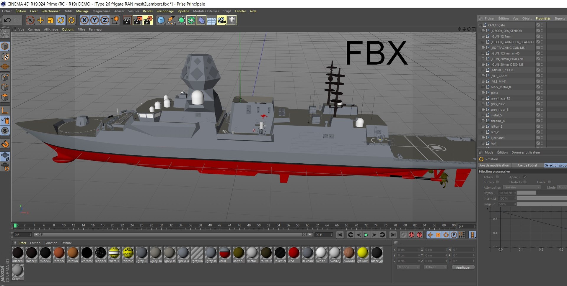 3D Type Frigate Sea 5000 - TurboSquid 1210831
