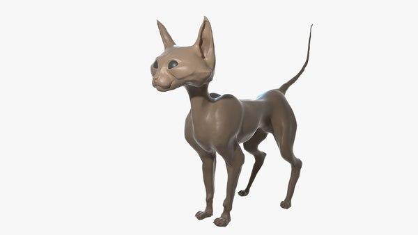 Des Modèles Libre de 3D Chat Domestique Anime à Télécharger | TurboSquid