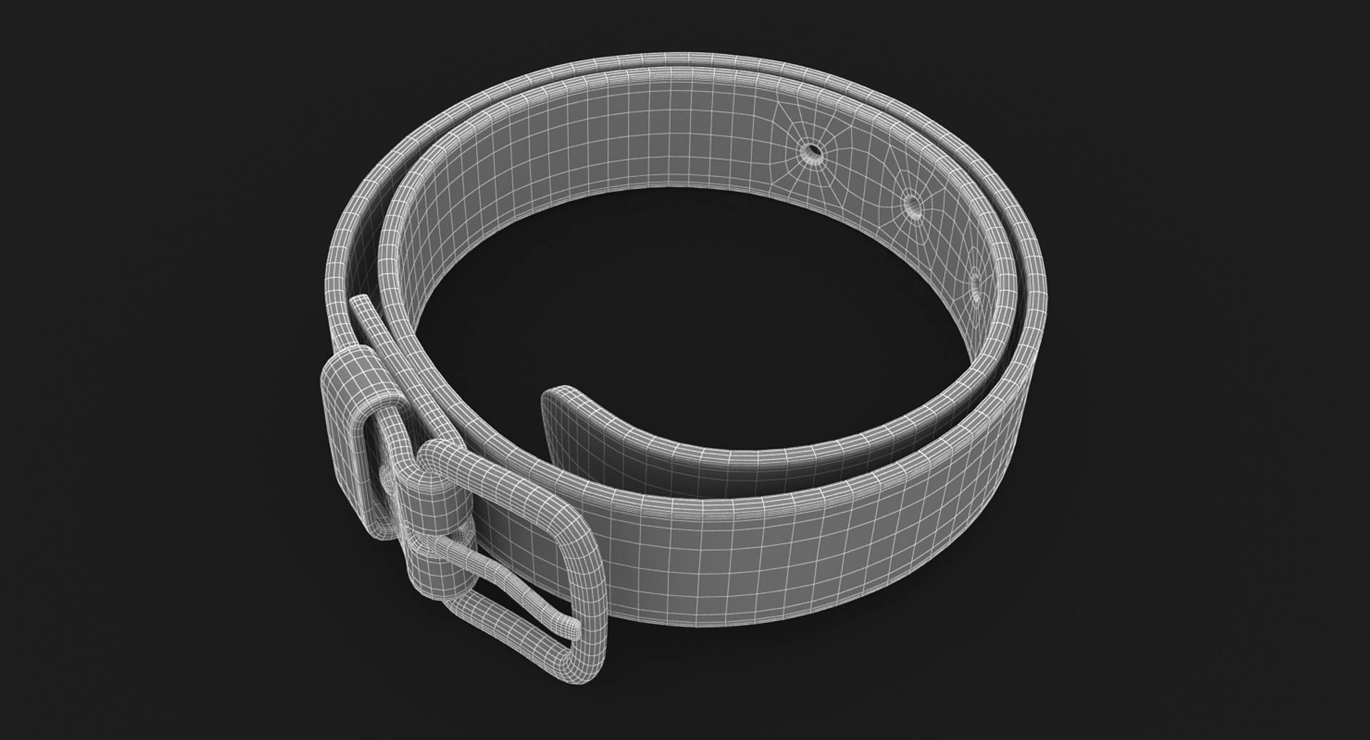 Realistic Belt Brown 3d Max