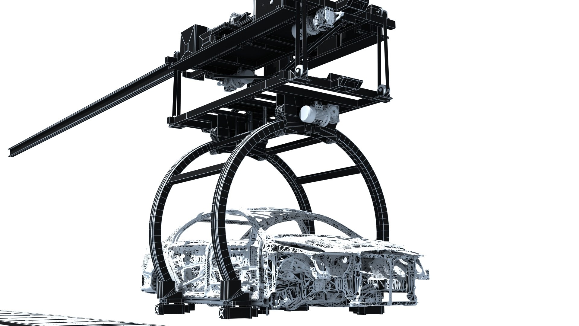 3D Conveyor Assembly Cars - TurboSquid 2291346