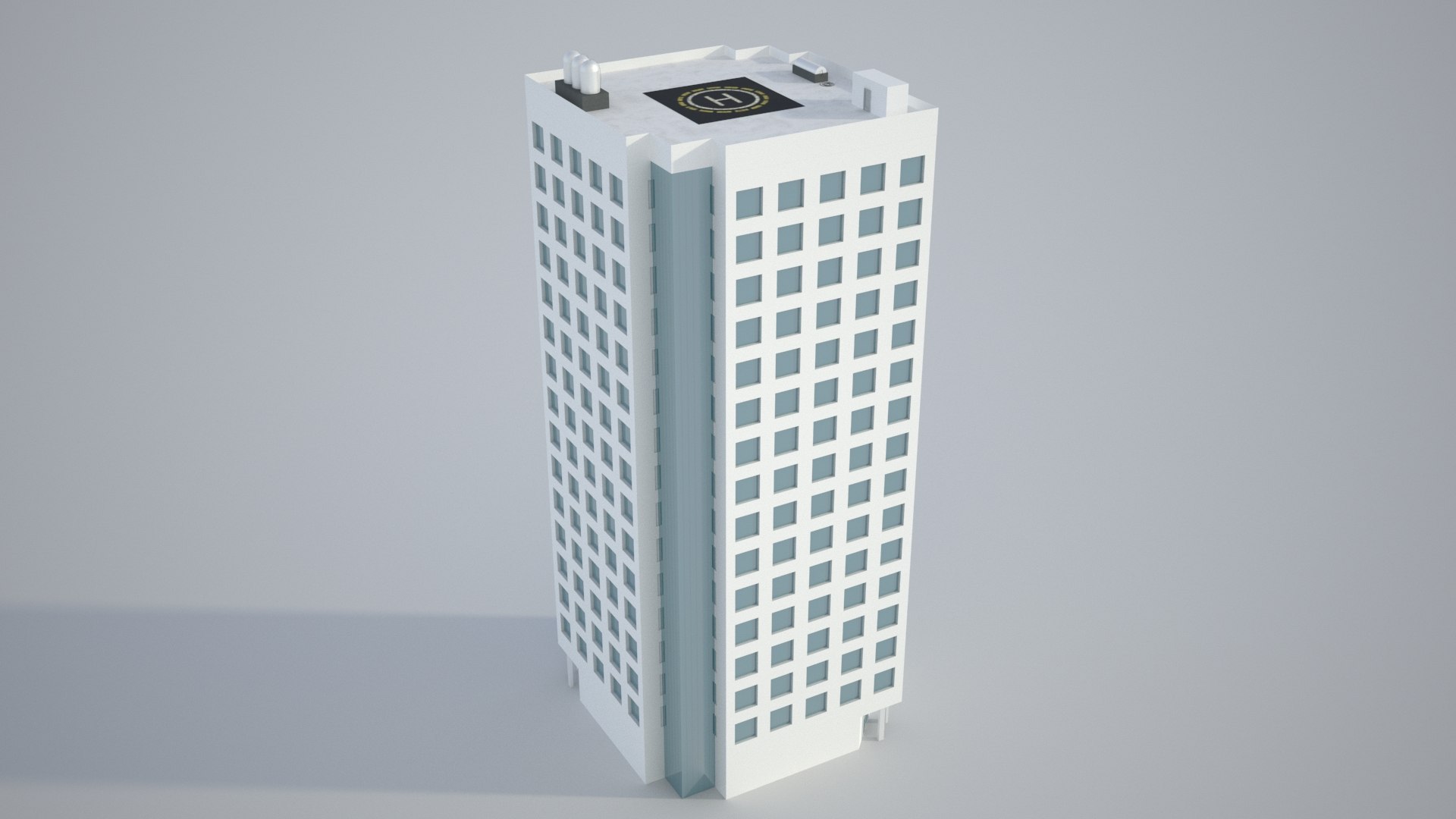 Realistic Building Architecture 1 3D Model - TurboSquid 1266590