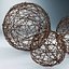 3d wicker core spheres model