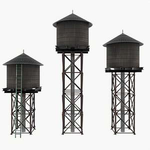Water Tower STL Models for Download | TurboSquid