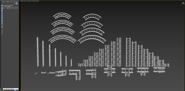 3D Modular Truss Collection - TurboSquid 1728717