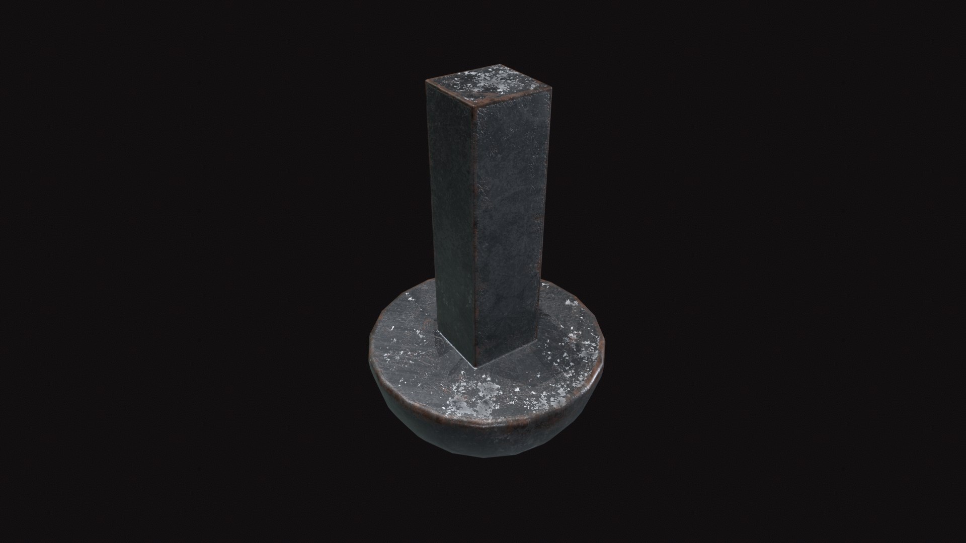 Medieval Hardie Hole Tool 03 3D Model - TurboSquid 2306561