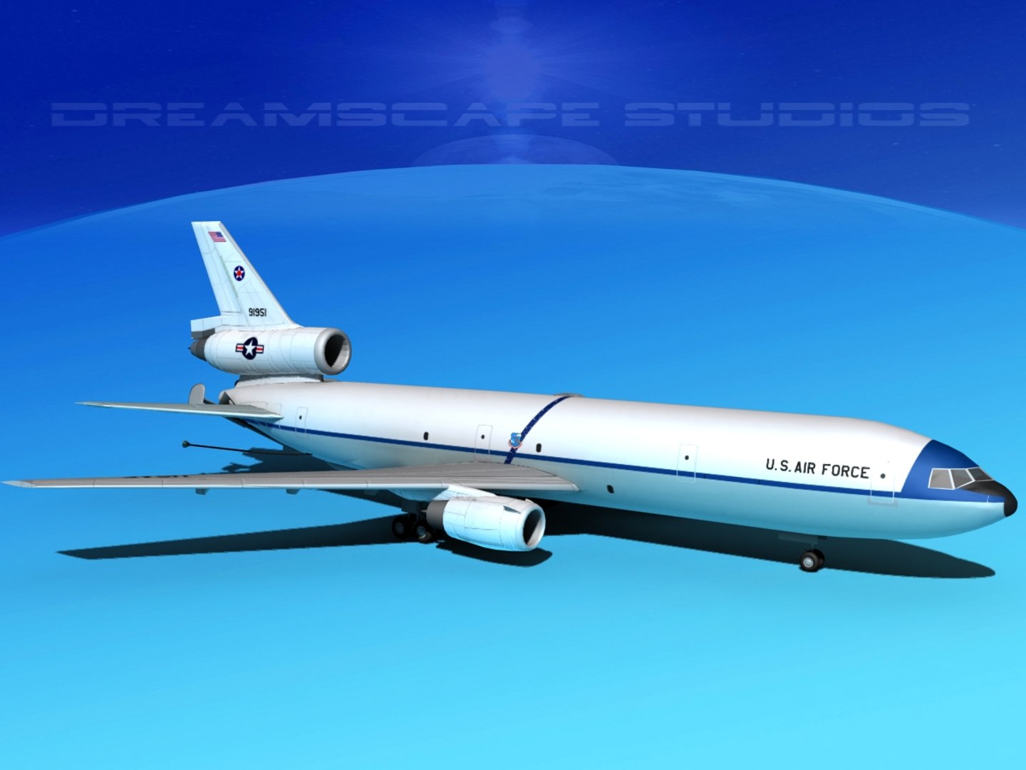 Kc-10 Mcdonnell Douglas 3d 3ds