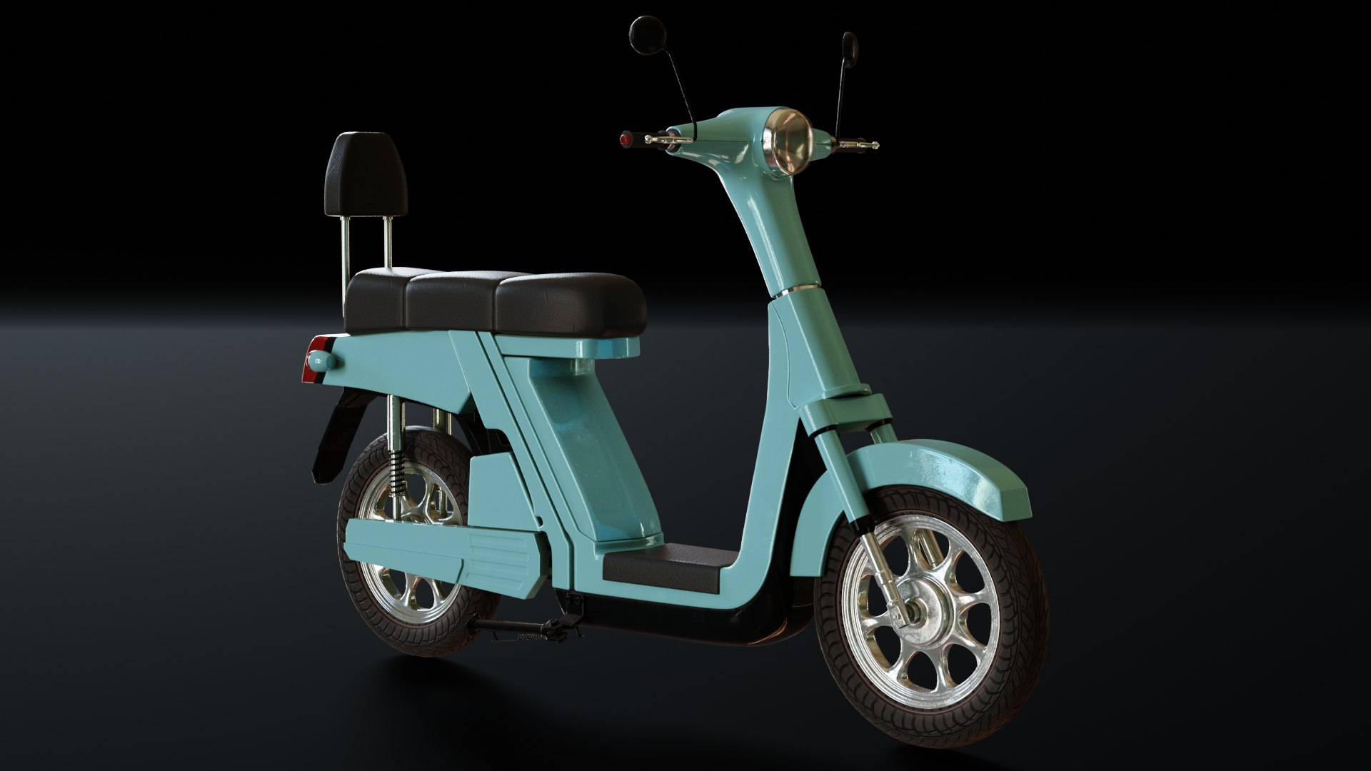 3D model Old Japanese Scooter - TurboSquid 2115037
