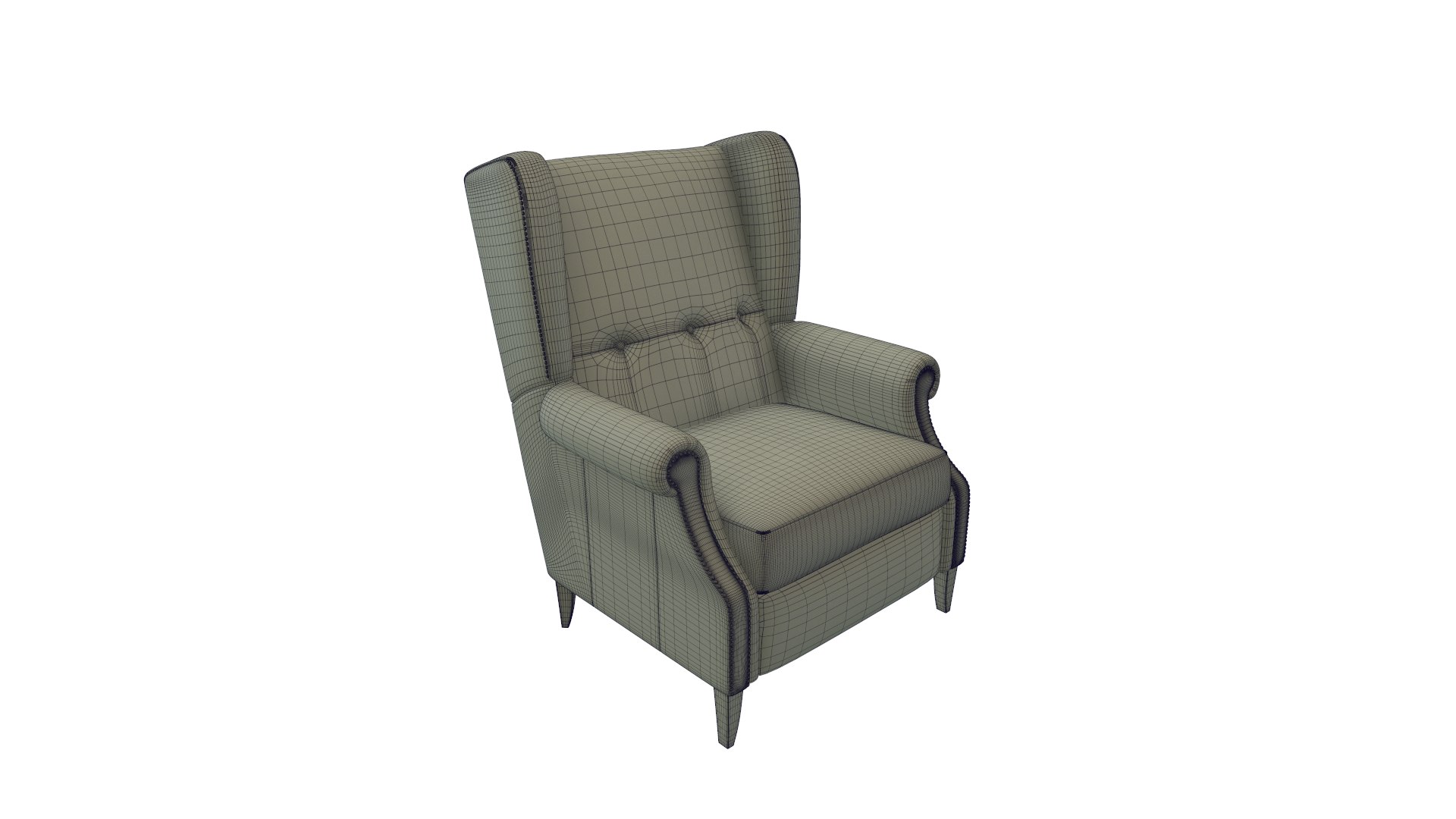 Realistic Jeremy Chair 3d Model