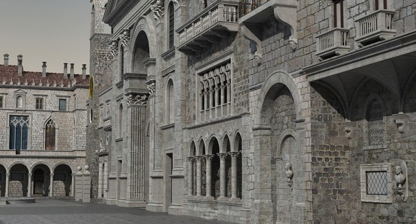 Old town 3D model - TurboSquid 1375704