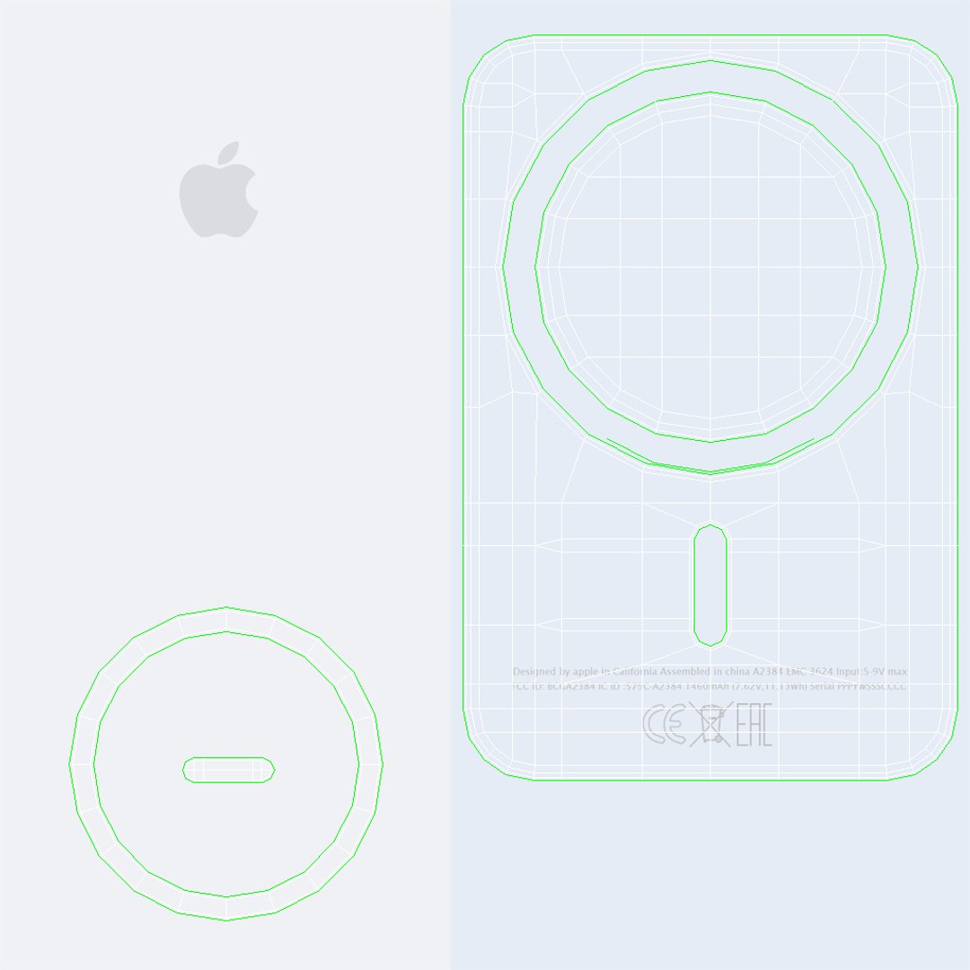 Apple MagSafe Battery Pack 3D - TurboSquid 1809535