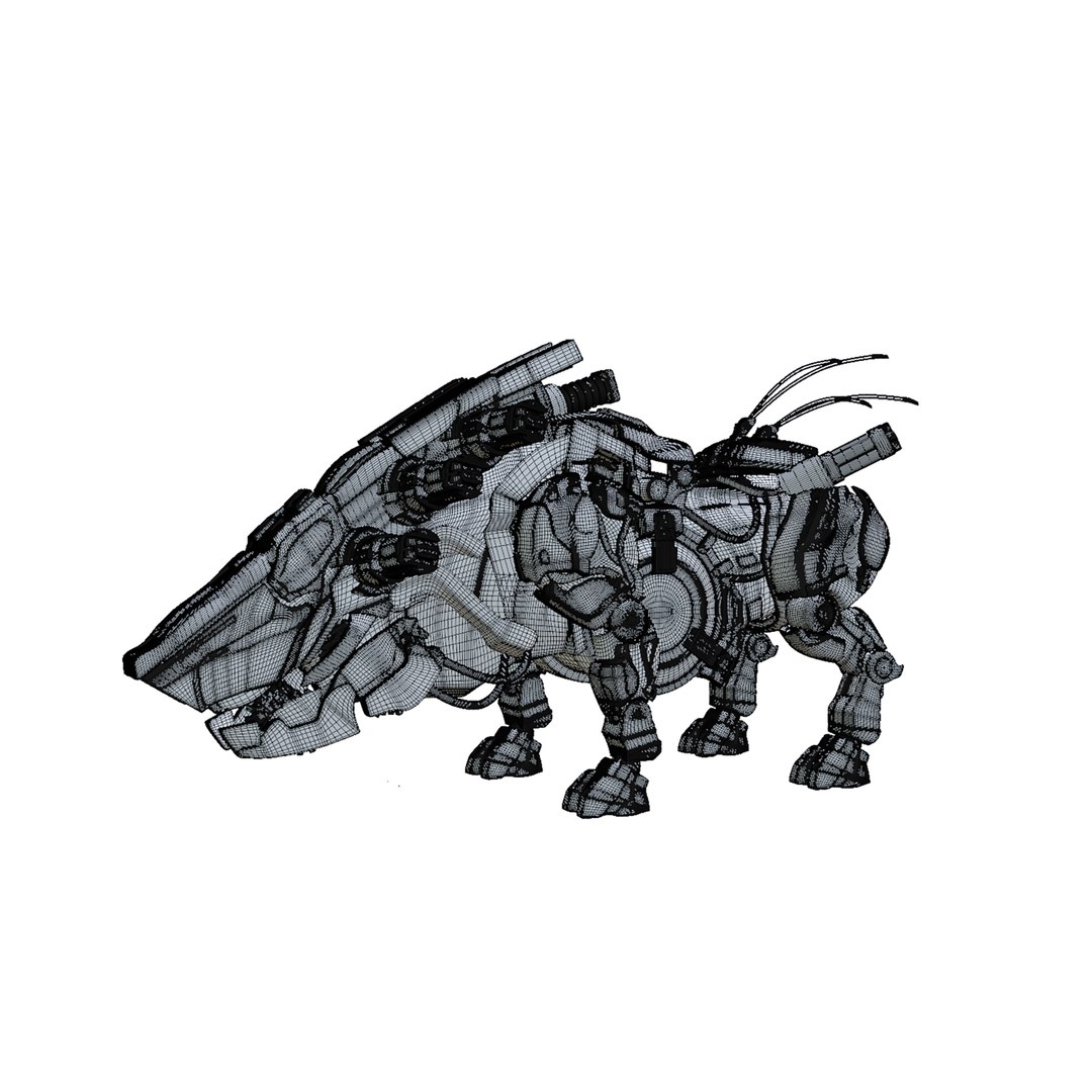 3D Mechanical Beast Model - TurboSquid 2460256