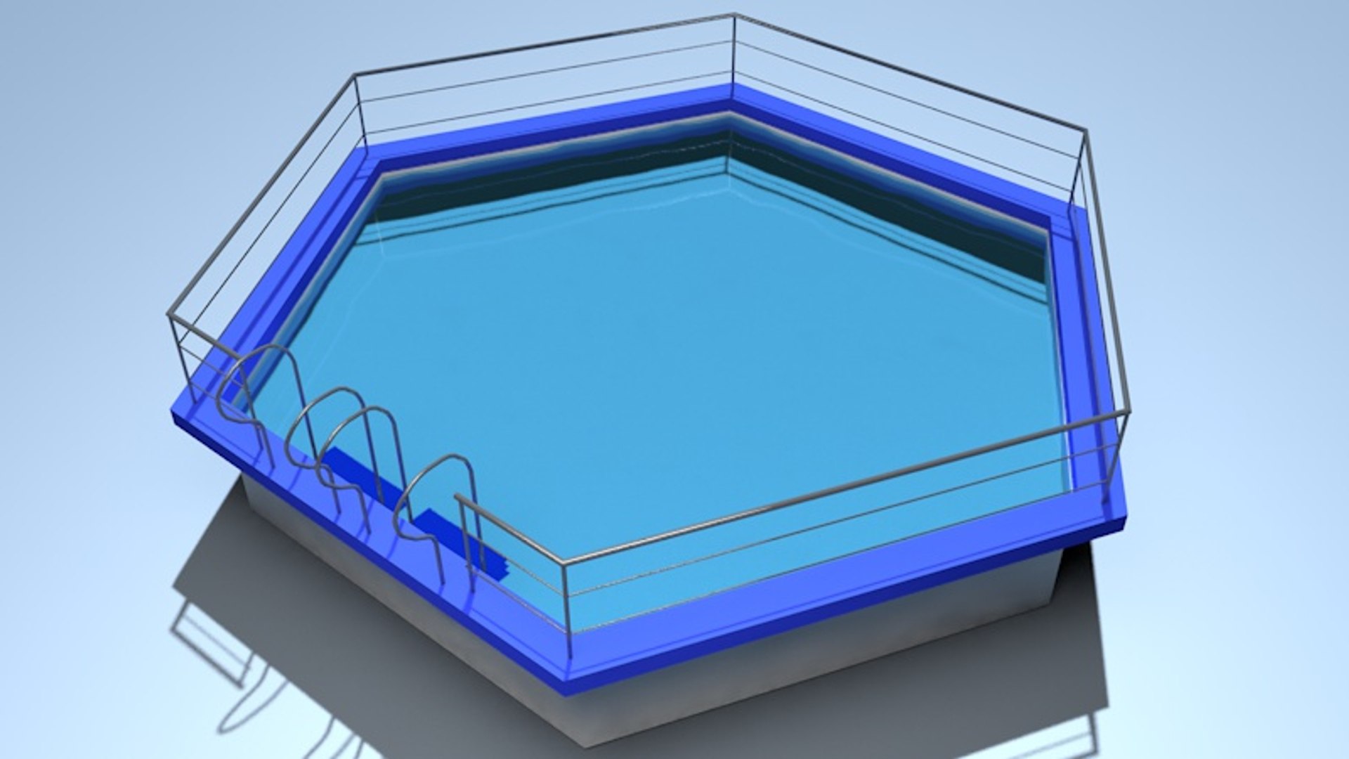 3d model games water