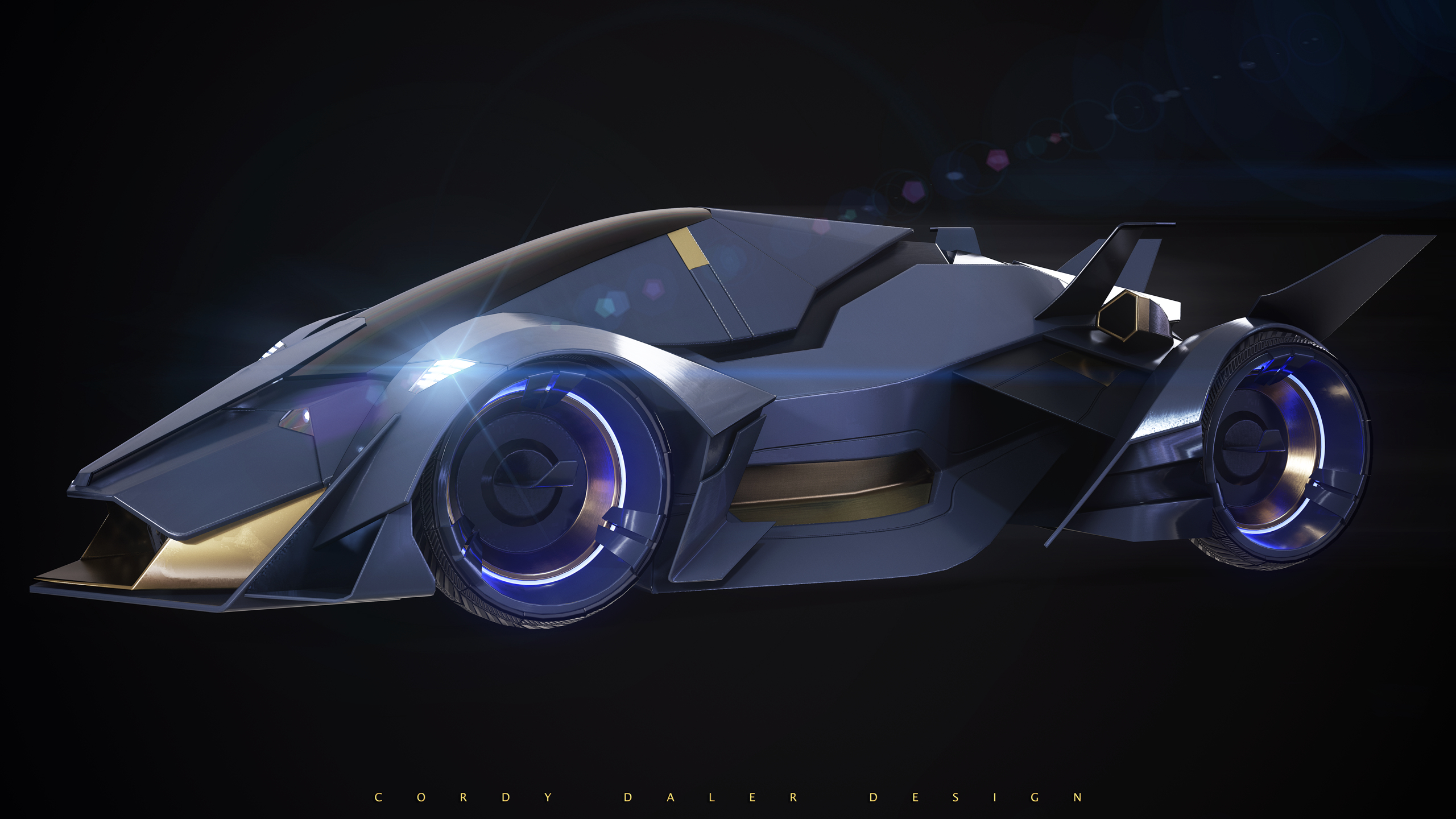 3D sci-fi car supercar model - TurboSquid 1712482