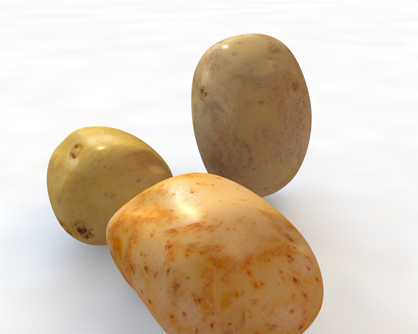3D Potatoes Model - TurboSquid 1544565