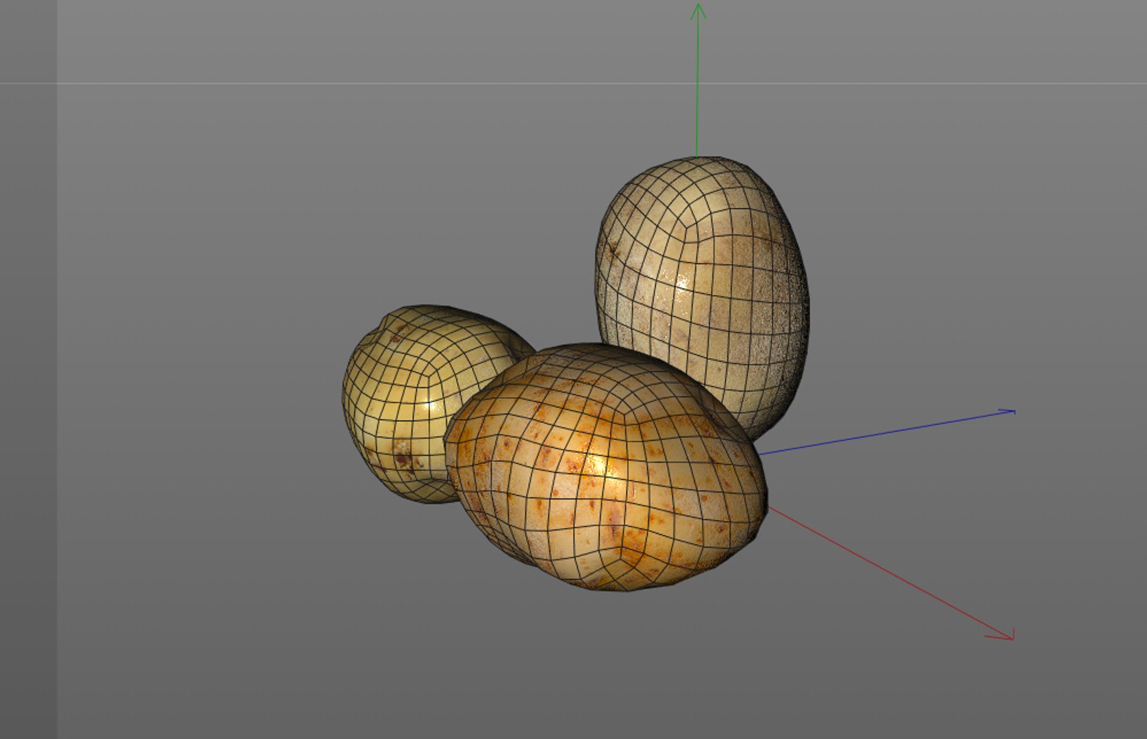 3D Potatoes Model - TurboSquid 1544565