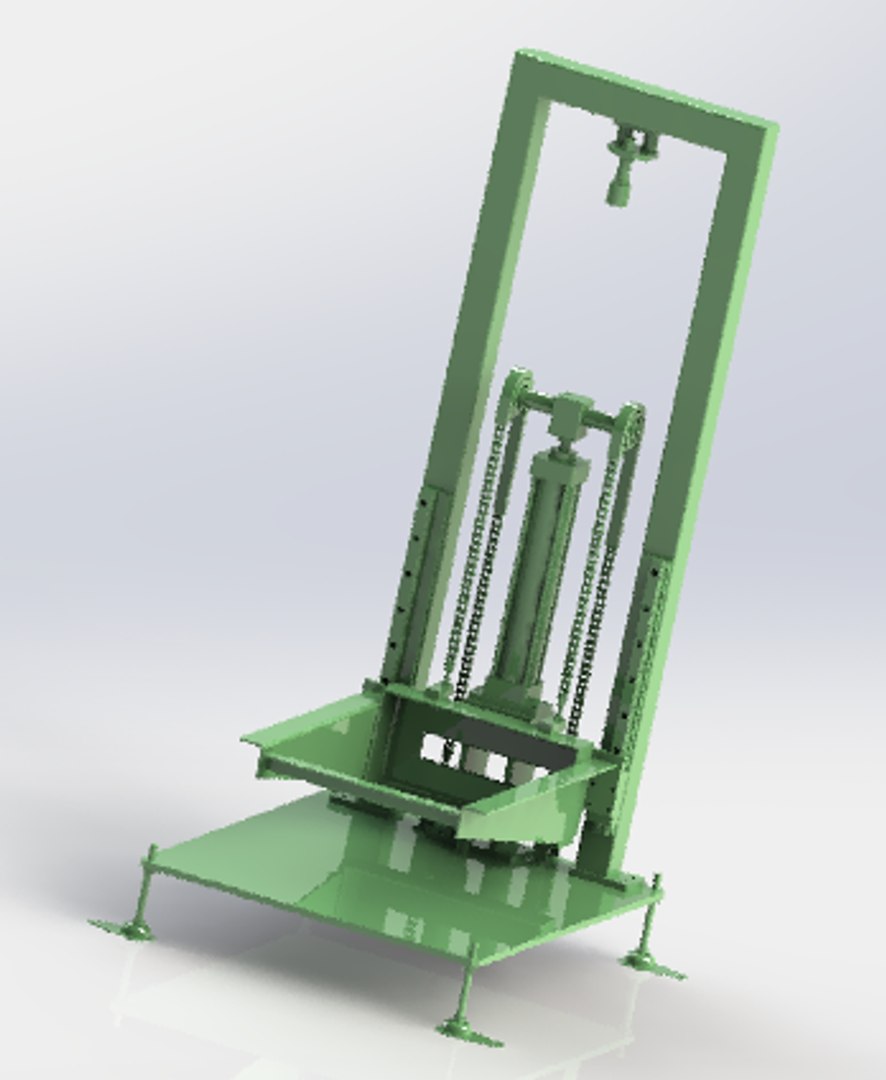 3D Heavy Load Lifting Mechanism Model - TurboSquid 1226840