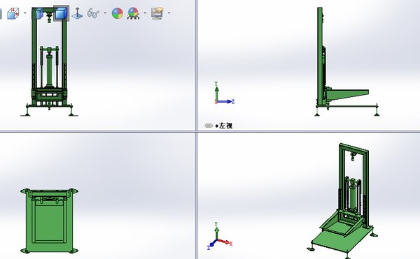 3D heavy load lifting mechanism model - TurboSquid 1226840