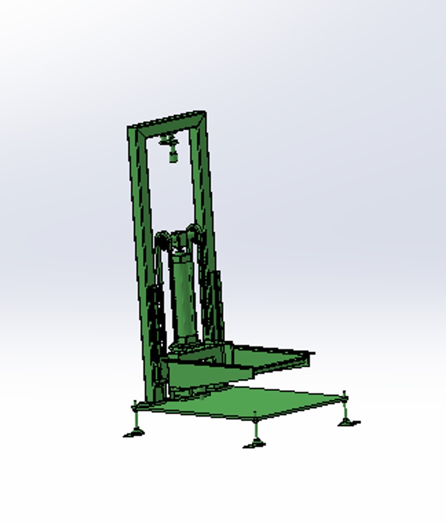 3D Heavy Load Lifting Mechanism Model - TurboSquid 1226840