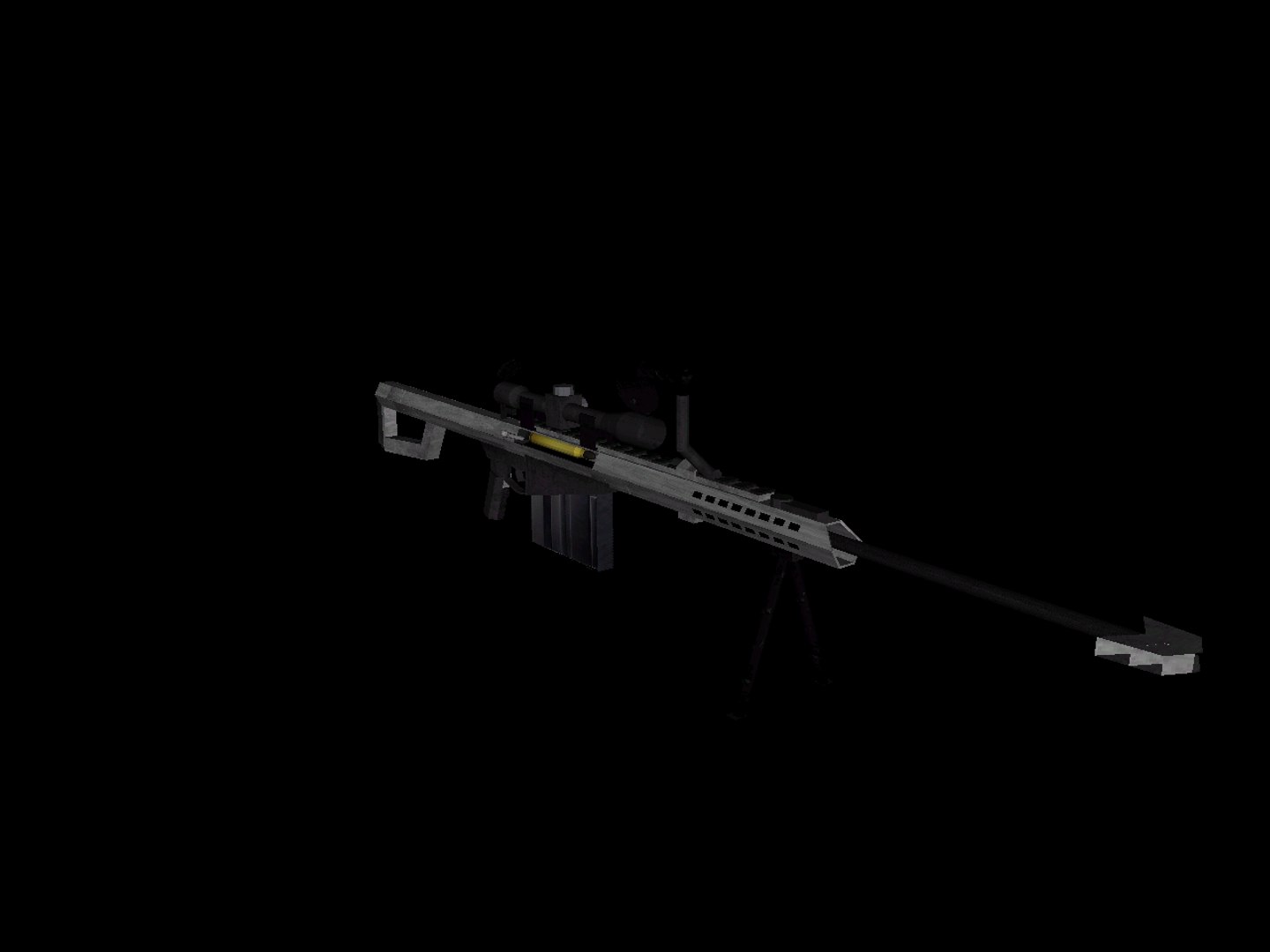 Free Barrett M107 50 Caliber 3d Model