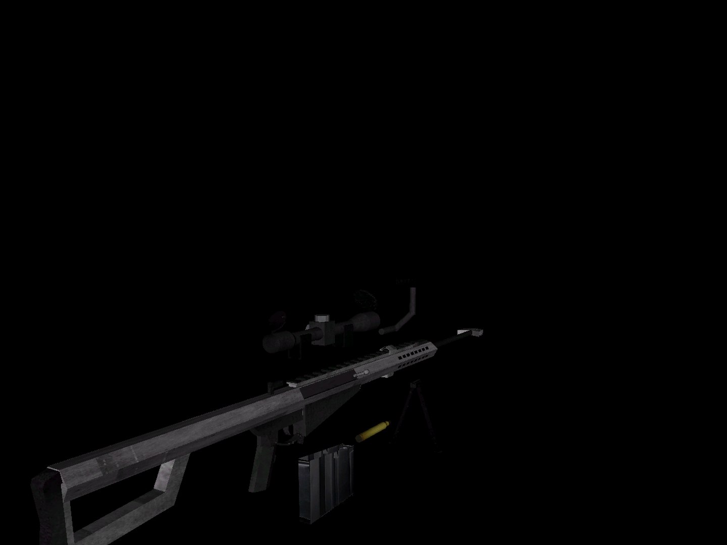 Free Barrett M107 50 Caliber 3d Model