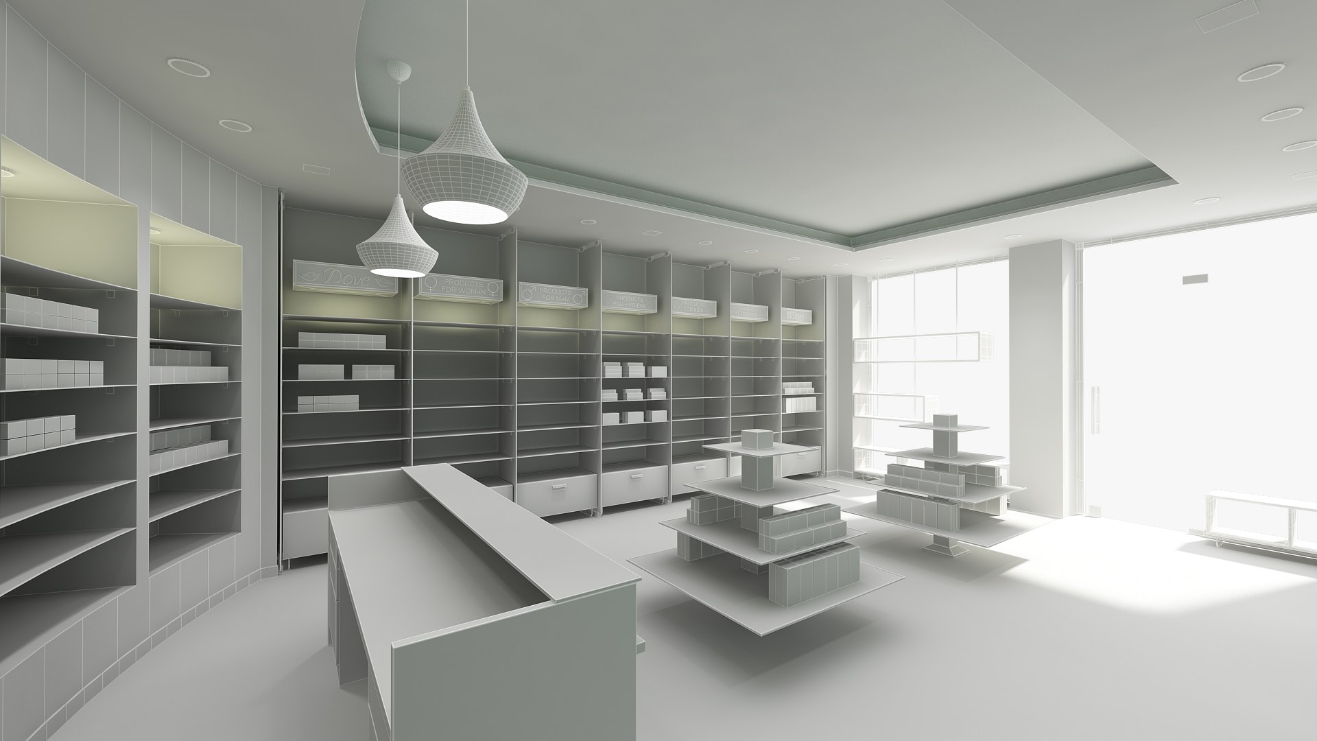 3D Pharmacy-Personel Care Store Model - TurboSquid 1975221