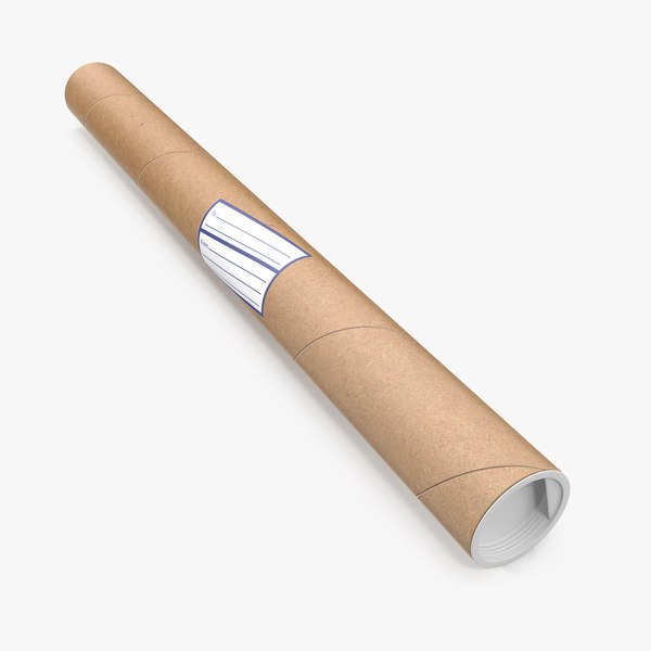 Cardboard tube papers 3D model - TurboSquid 1283810