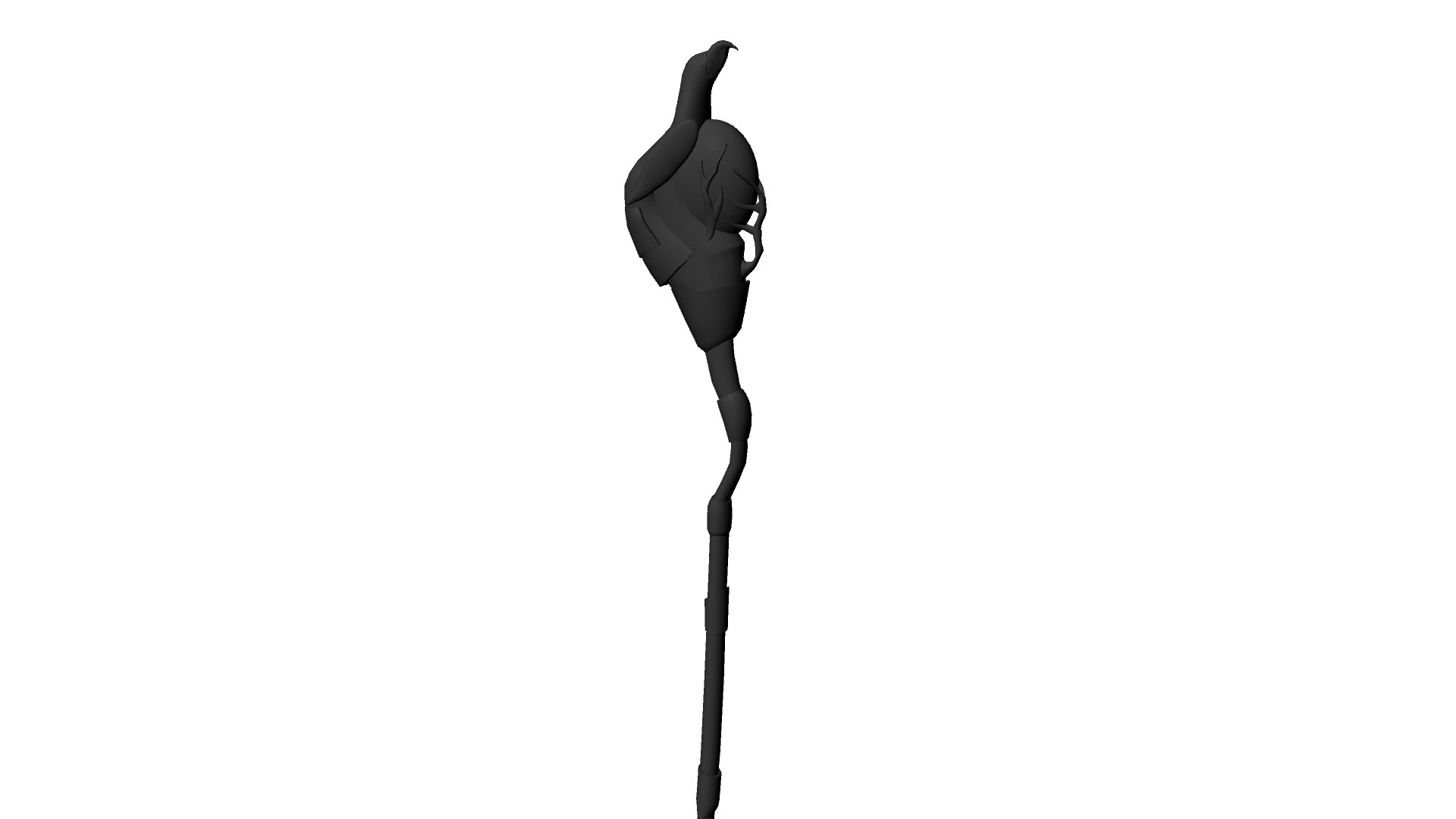 3D Jewel Bird Staff Model - TurboSquid 1949776