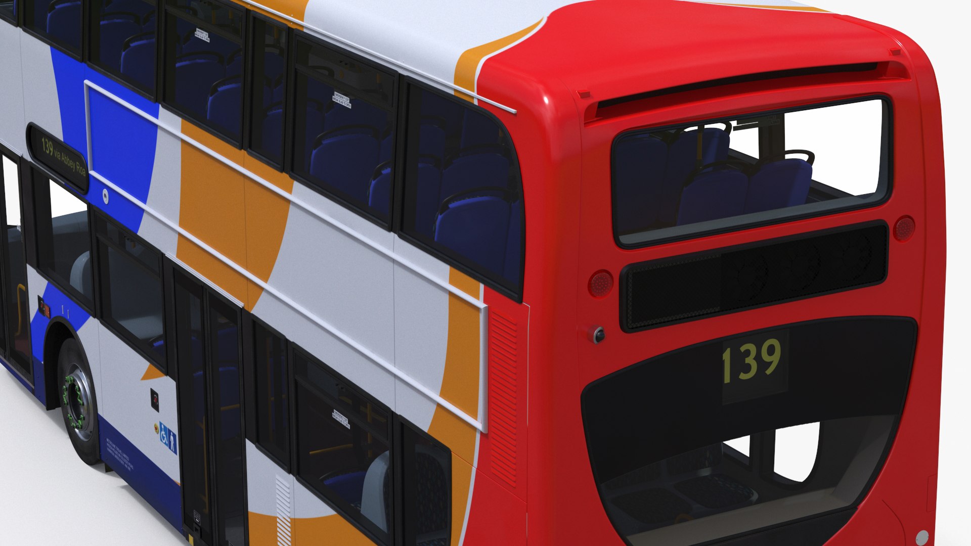 Double Decker City Bus Stagecoach Enviro400 Rigged For Maya Model ...
