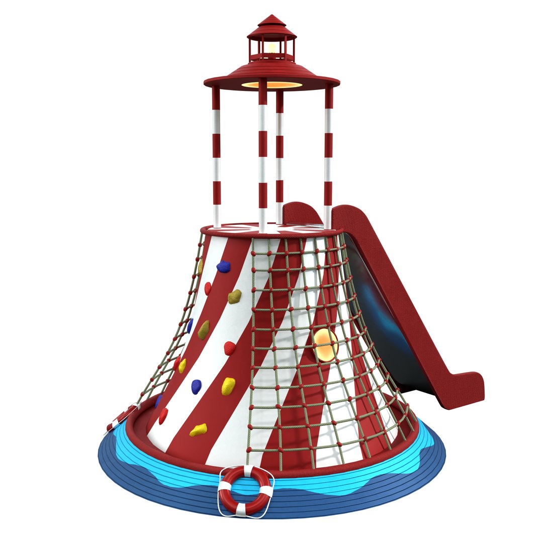 3D Modular Lighthouse Playground - PBR 4K Model - TurboSquid 2411759