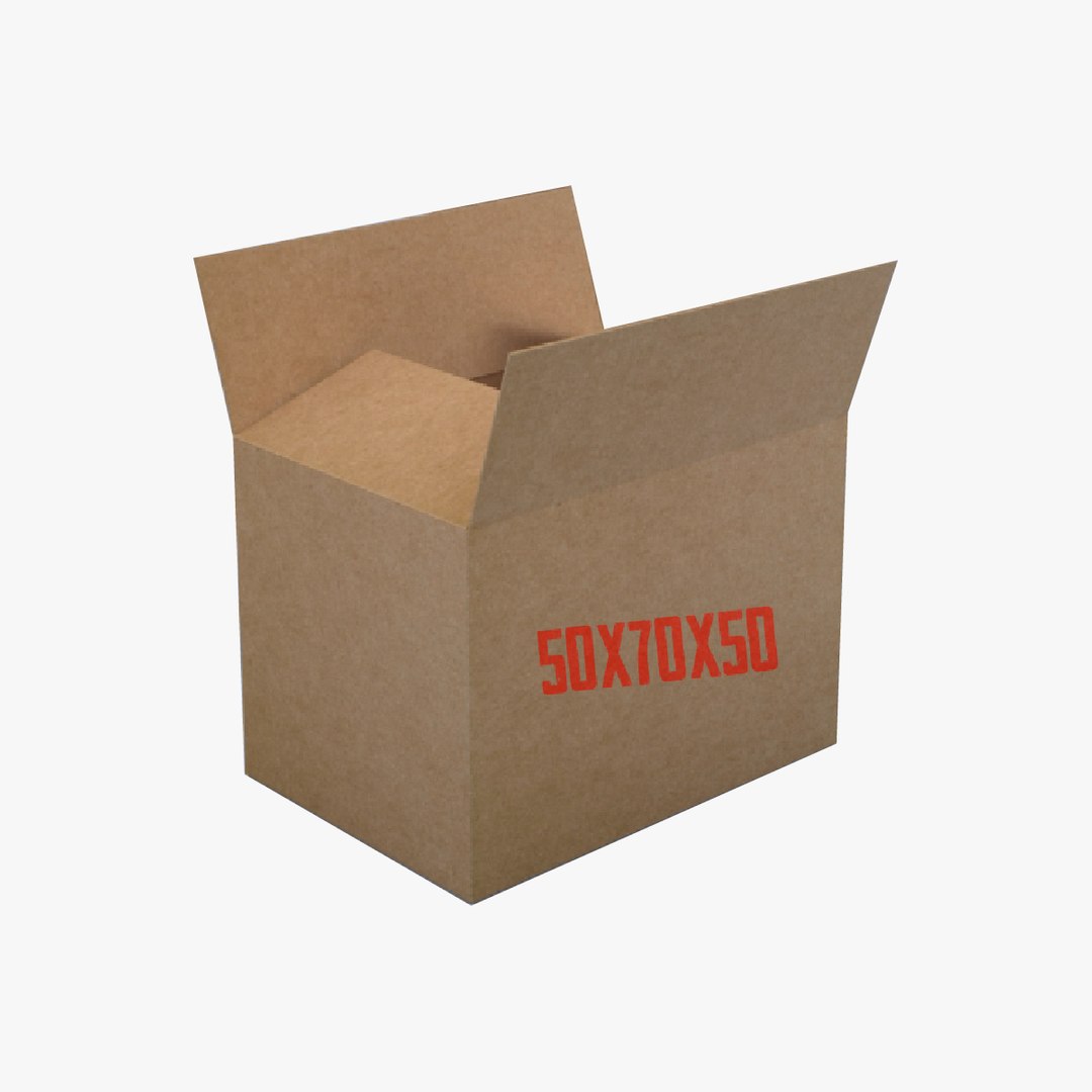 Free 3D Cardboard Box model - TurboSquid 1845866