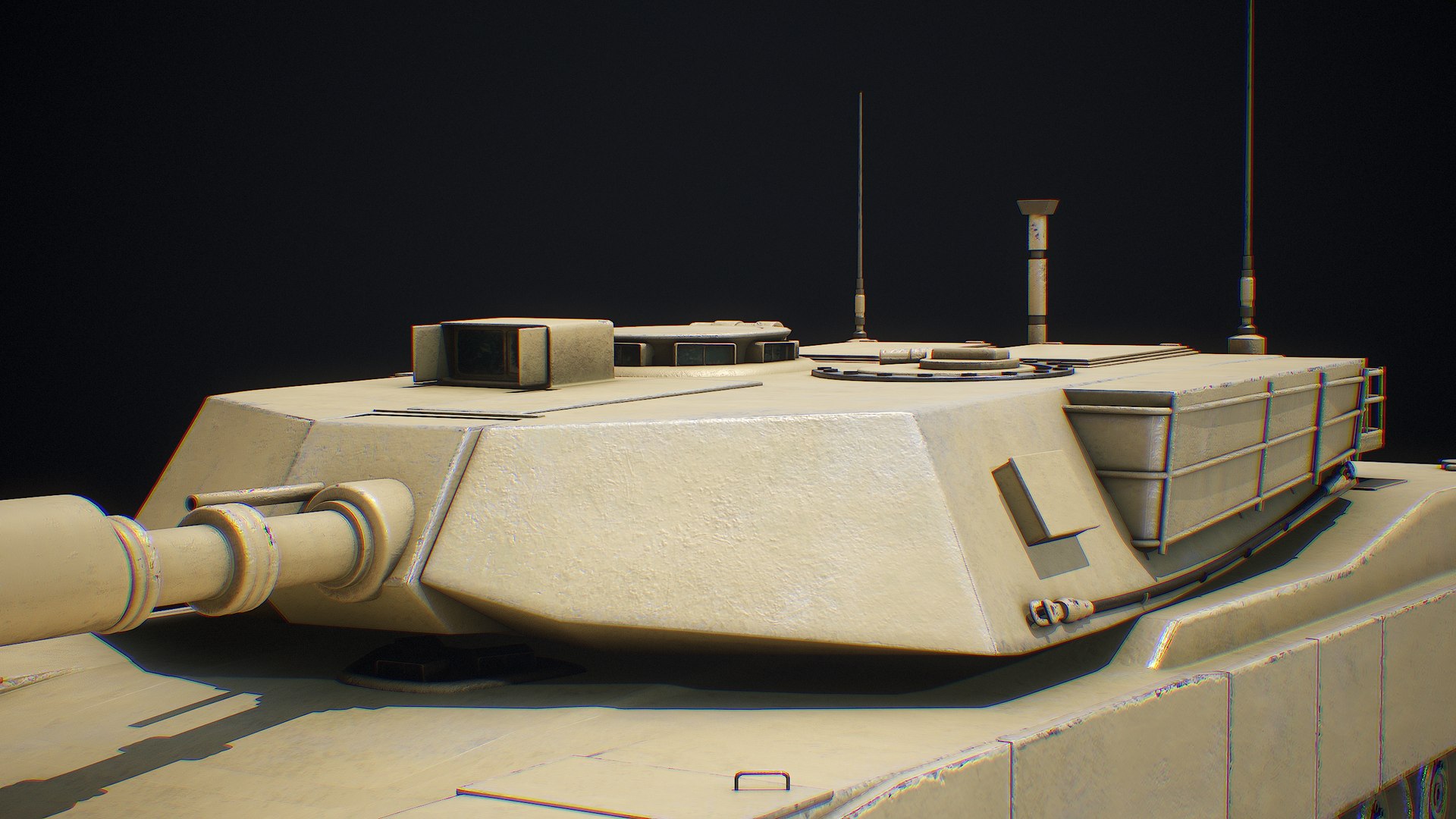 3D M1 A2 Abrams US Tank PBR Rigged - TurboSquid 2001034