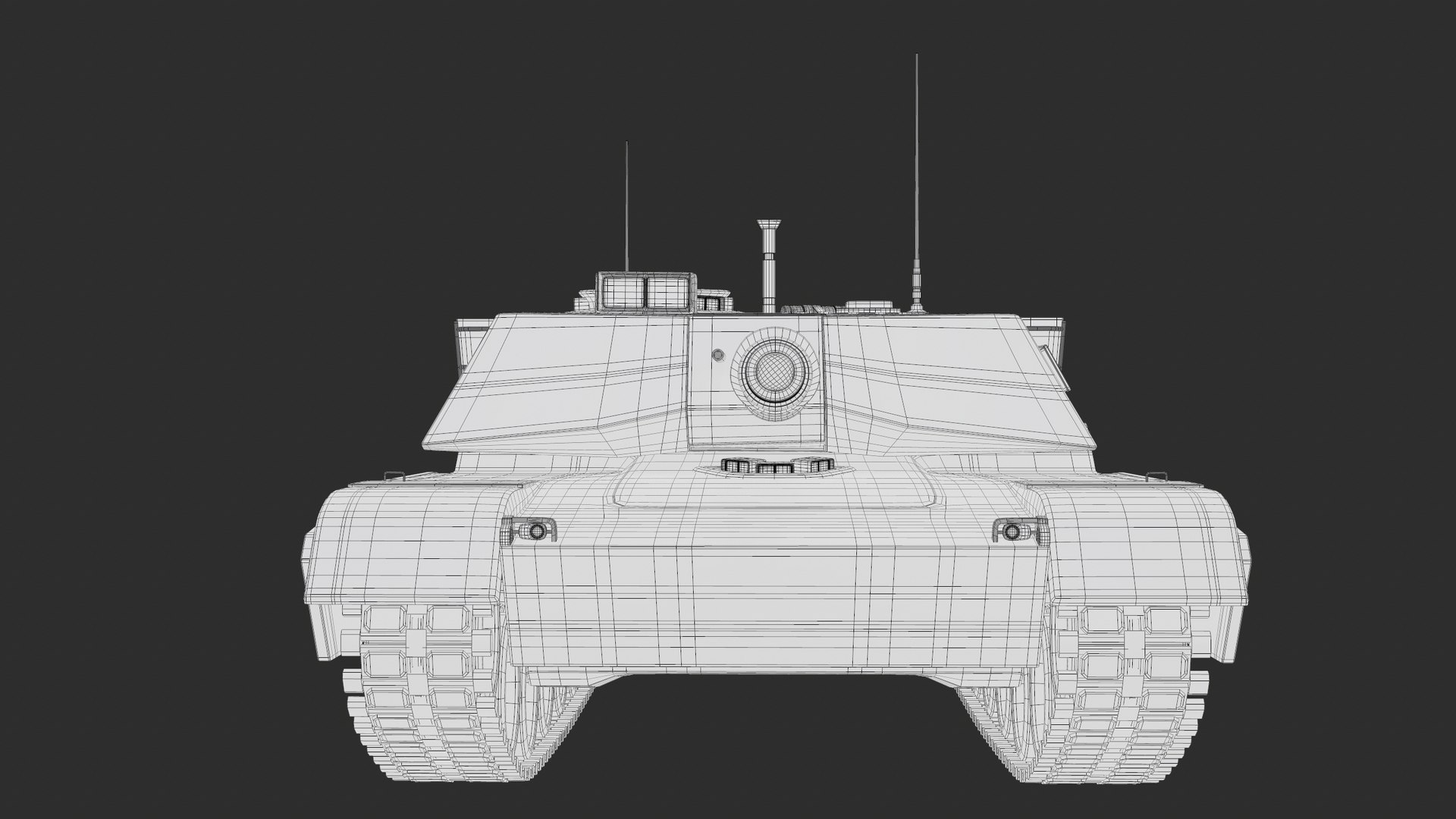 3D M1 A2 Abrams US Tank PBR Rigged - TurboSquid 2001034