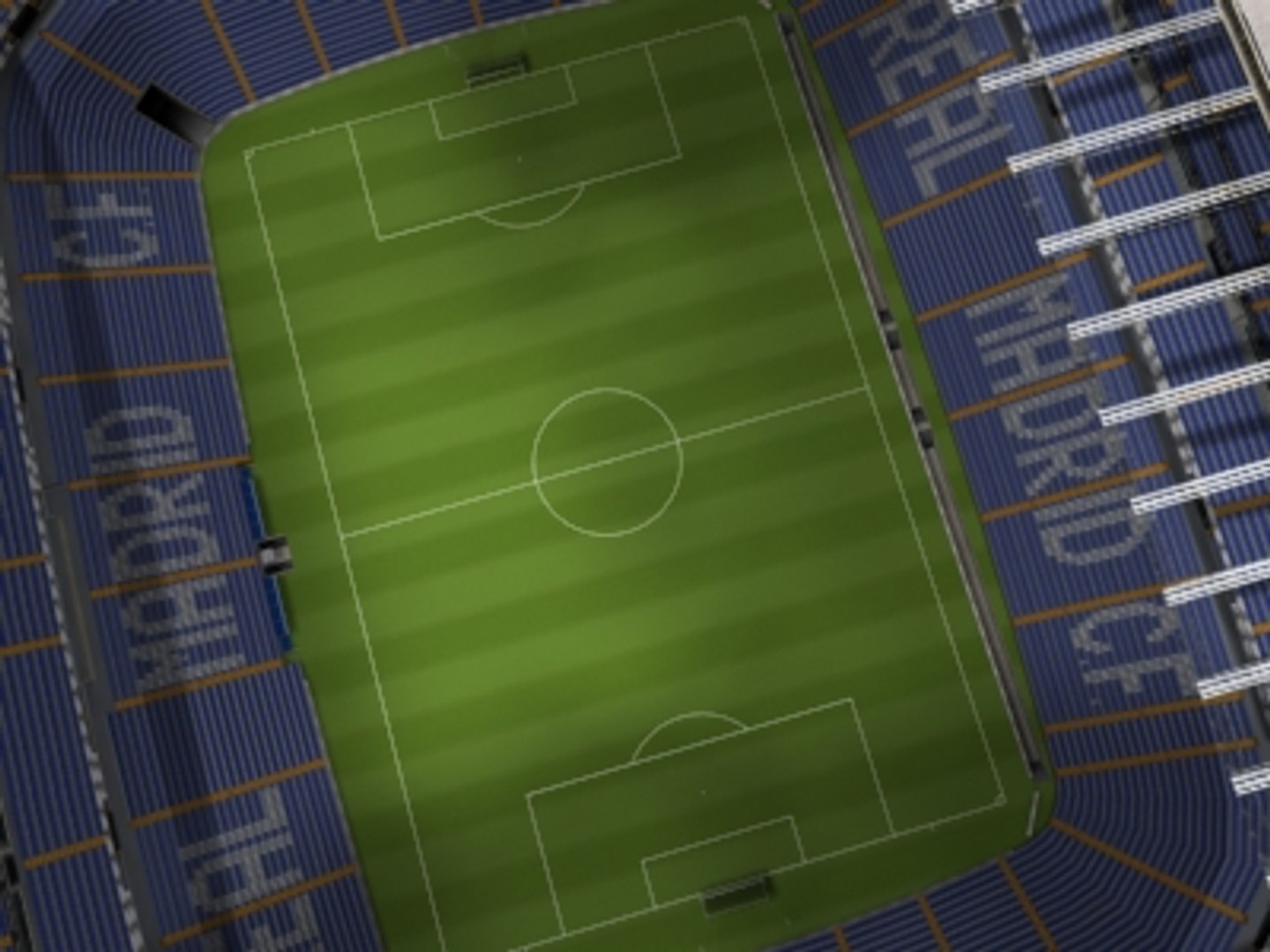 Santiago Bernabeu Stadium 3d Model