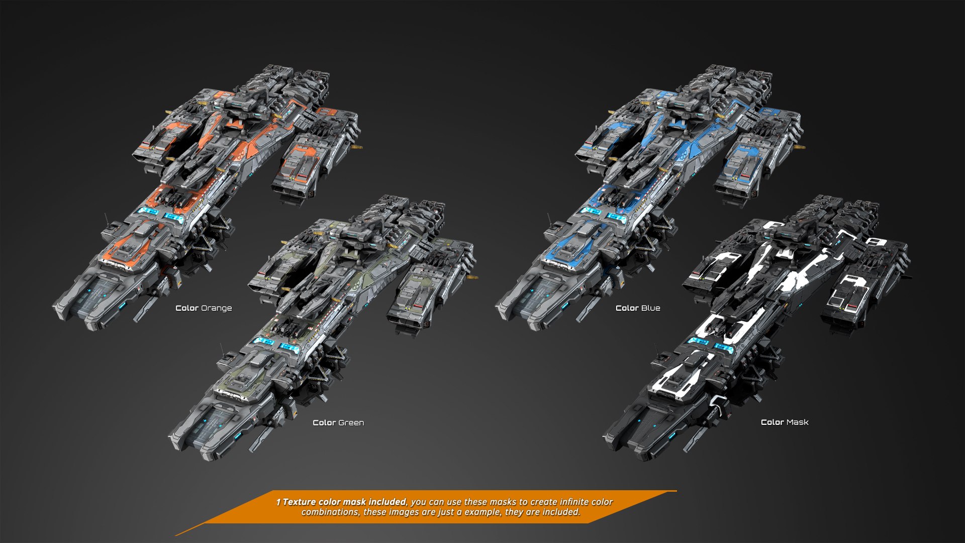 G4 DESTROYER Spacecraft 3D - TurboSquid 1900015