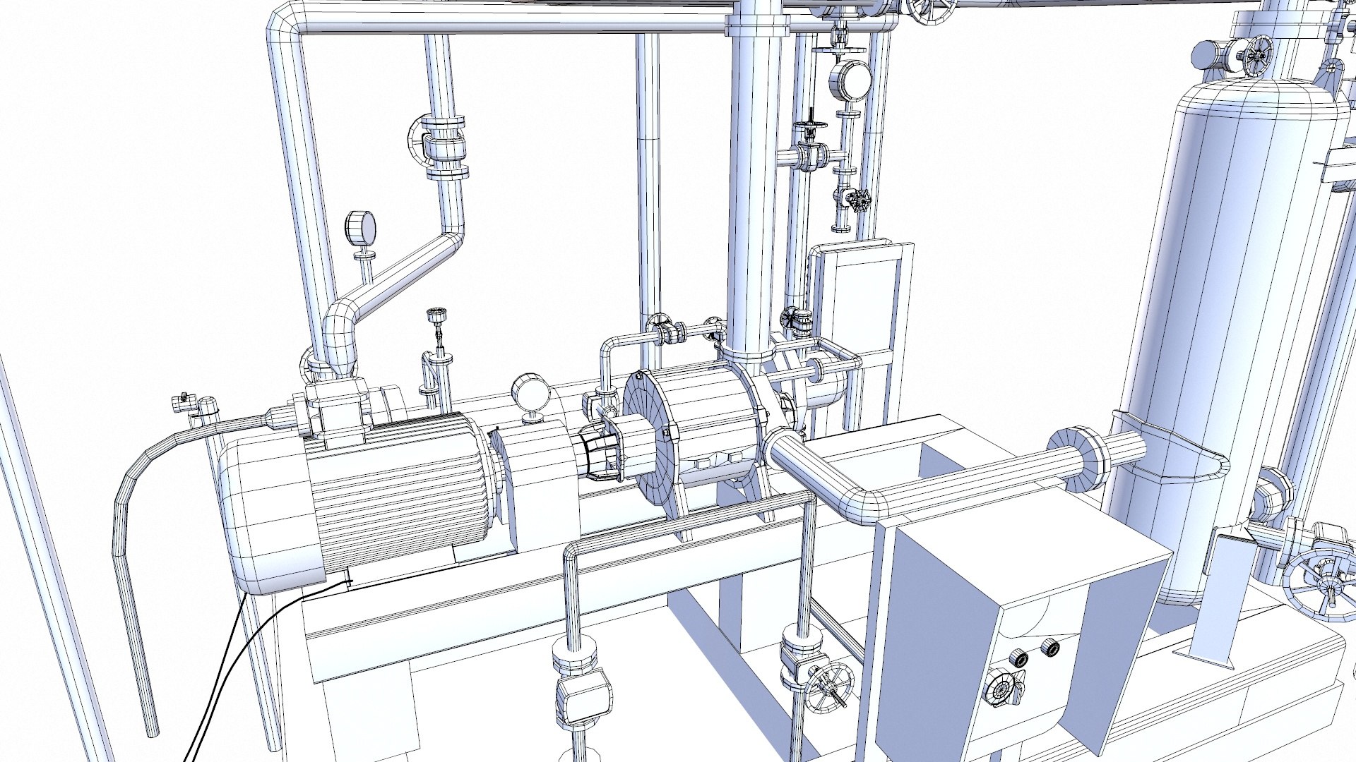 Extruder Vacuum Condenser 3D - TurboSquid 2345614
