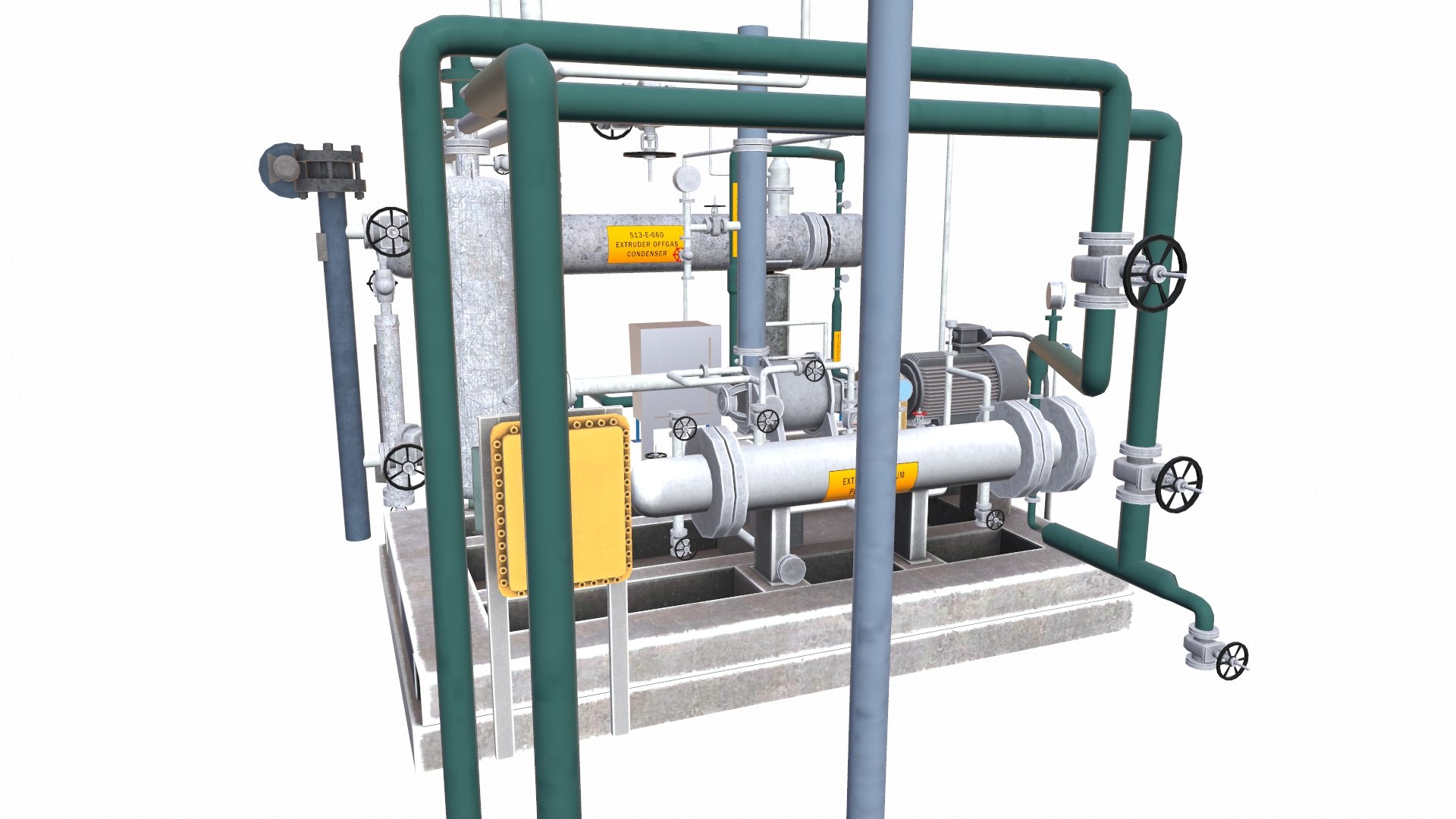 Extruder Vacuum Condenser 3D - TurboSquid 2345614