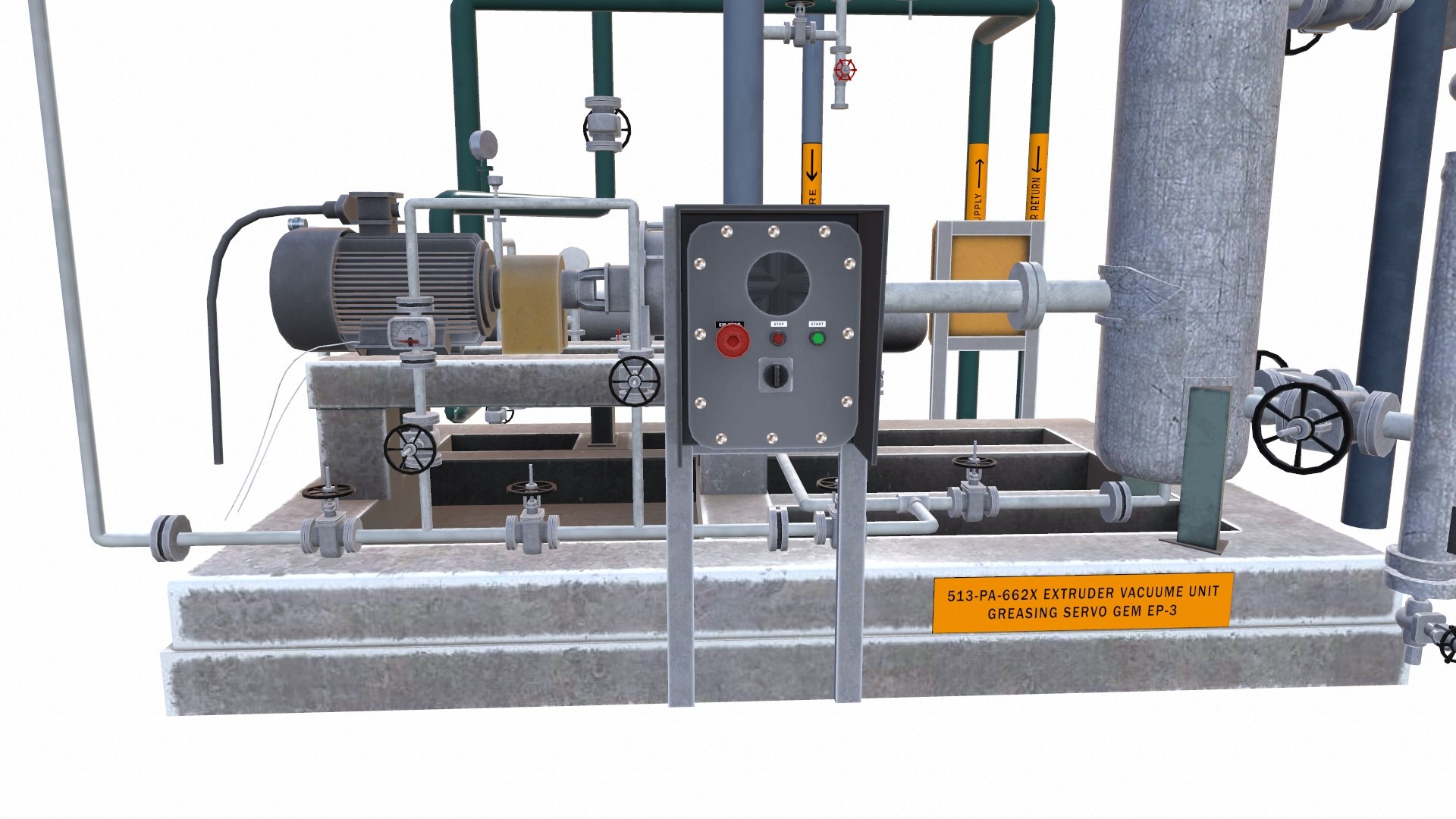 Extruder Vacuum Condenser 3D - TurboSquid 2345614