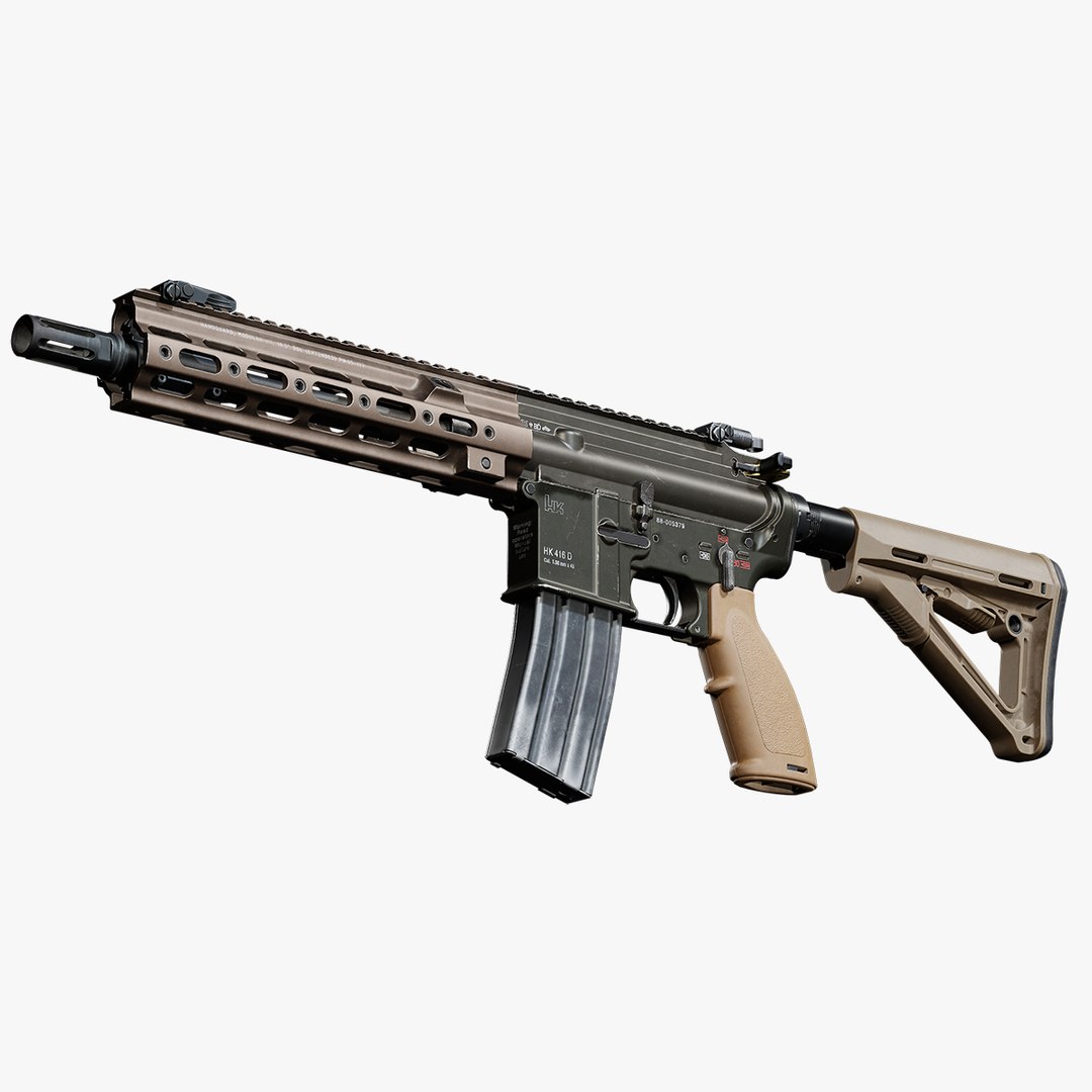 3D model Modular HK416 SMR - TurboSquid 1939411