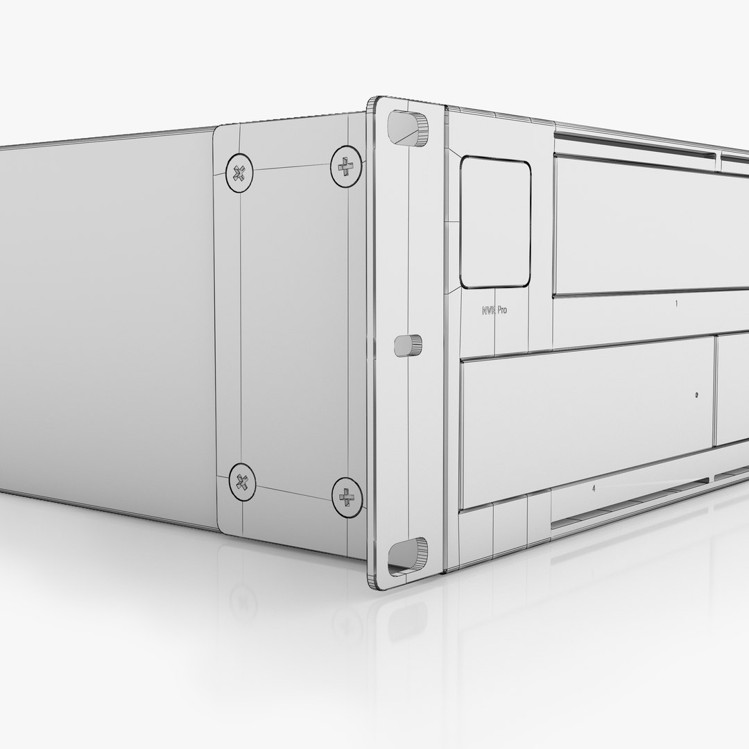 Ubiquiti Unifi Network Video Recorder Pro 3D Model - TurboSquid 1846860