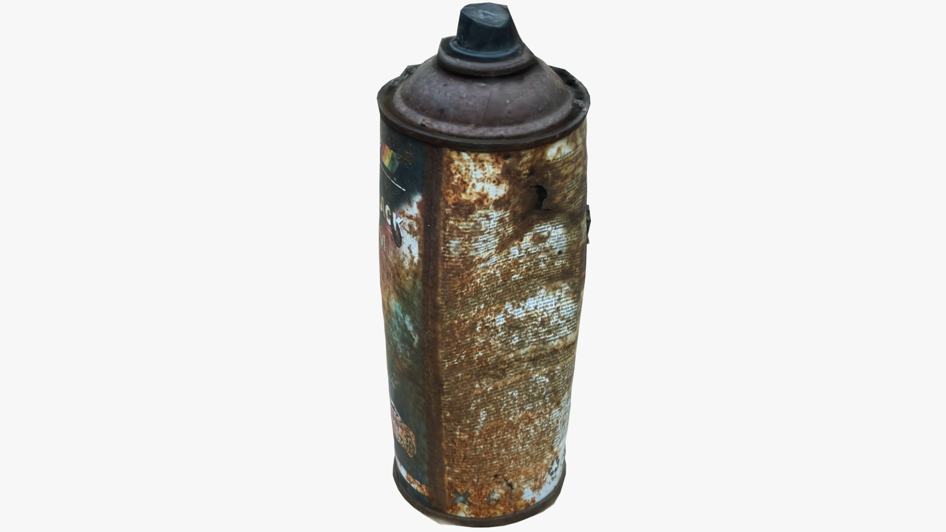 3D Old Rust Aerosol Can 1 Scan 3D Model - TurboSquid 1741515
