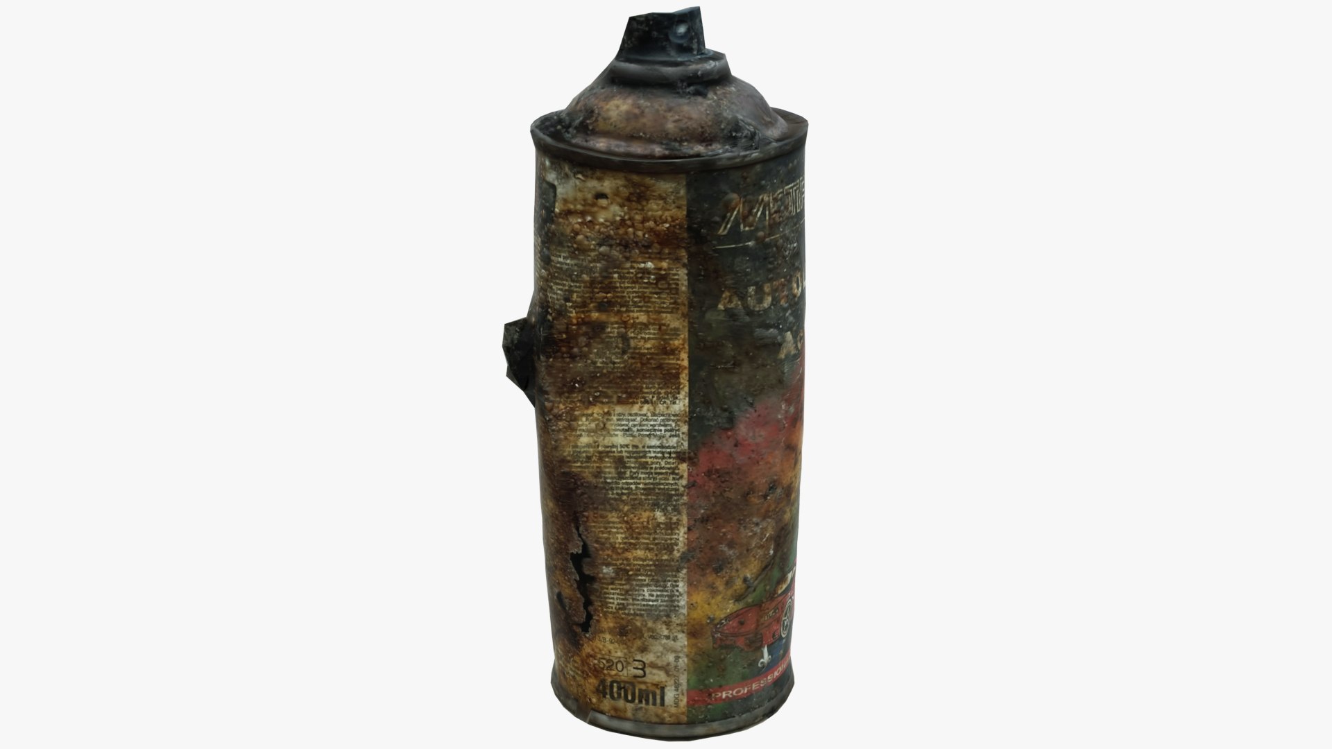 3D Old Rust Aerosol Can 1 Scan 3D Model - TurboSquid 1741515