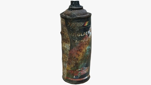3D Old Rust Aerosol Can 1 Scan 3D model - TurboSquid 1741515