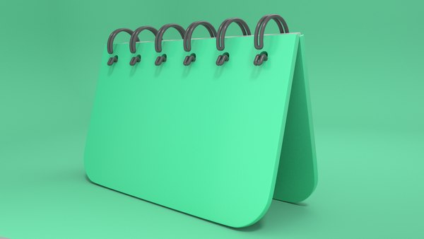 Cartoon Desk Calendar 3D model - TurboSquid 1948458