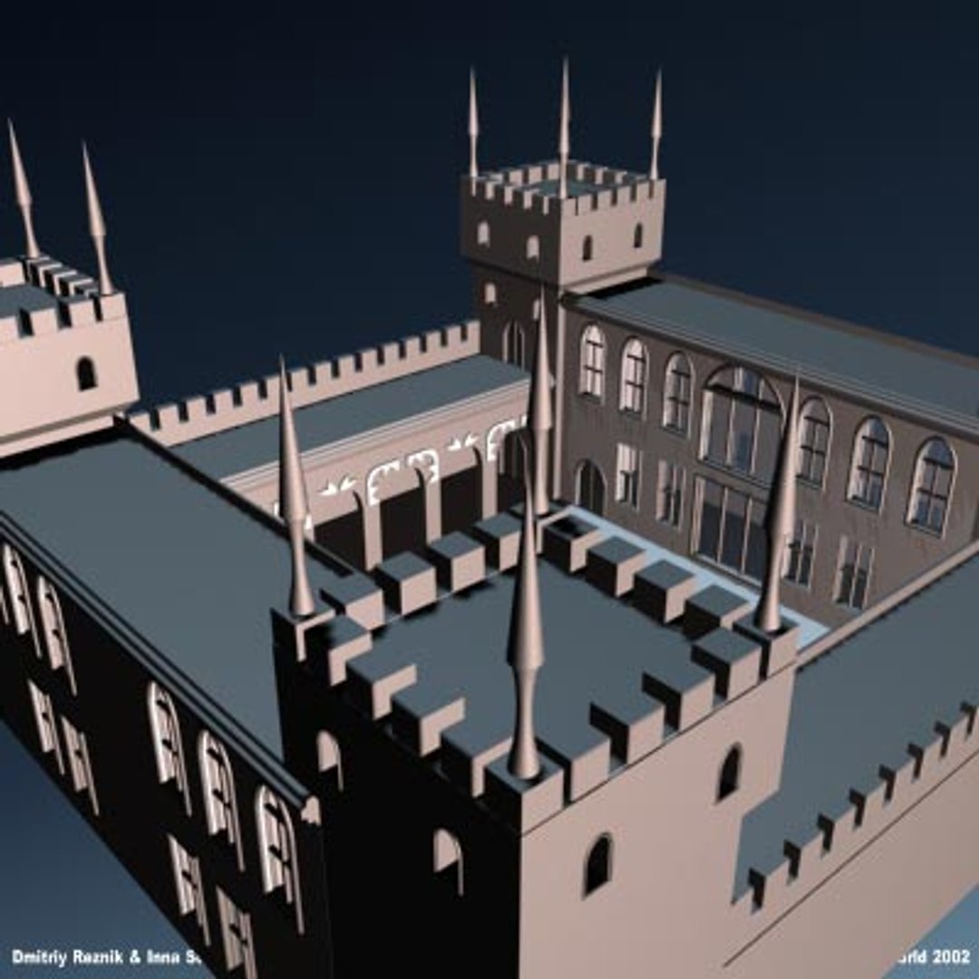 3dsmax fantasy medieval range tower