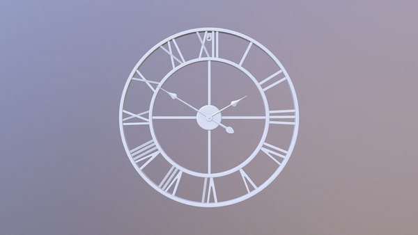Clock Face 3D Models for Download | TurboSquid